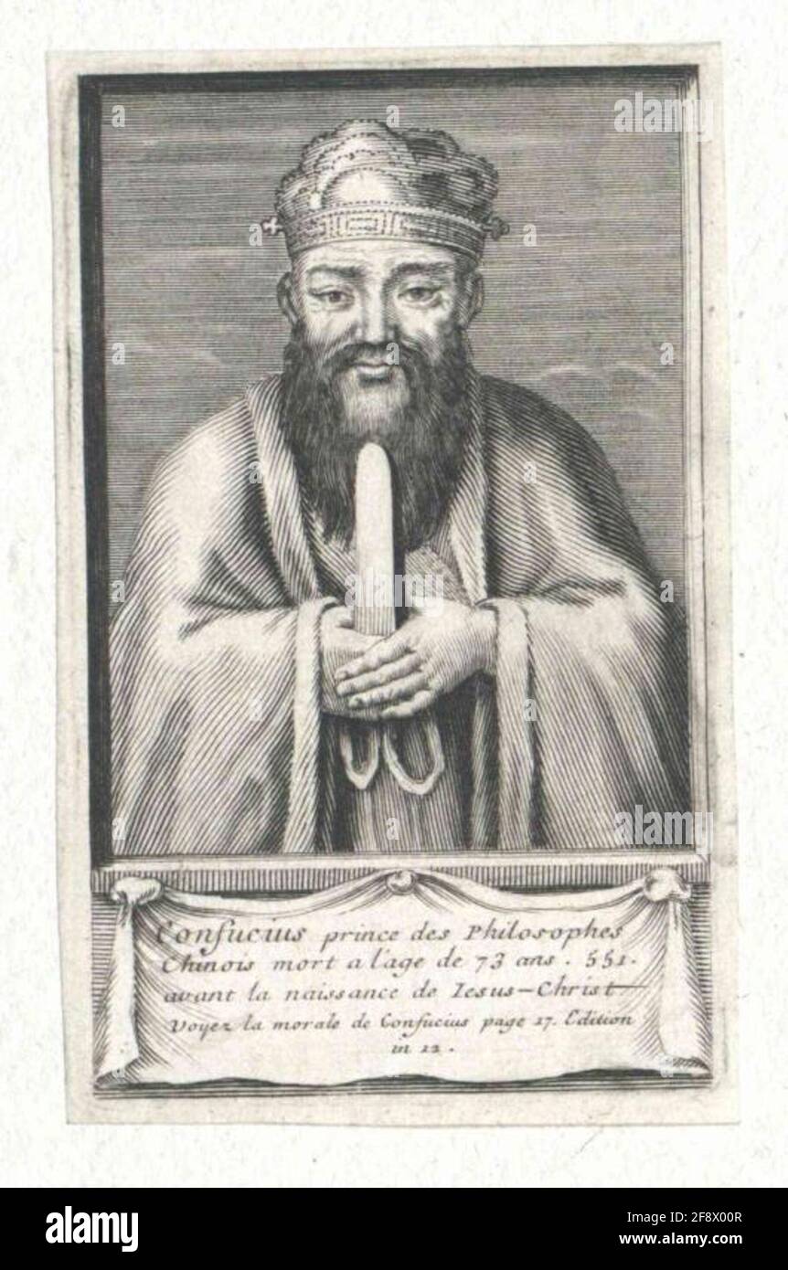 Confucius unknown artist dating: 1740/1760 Stock Photo - Alamy