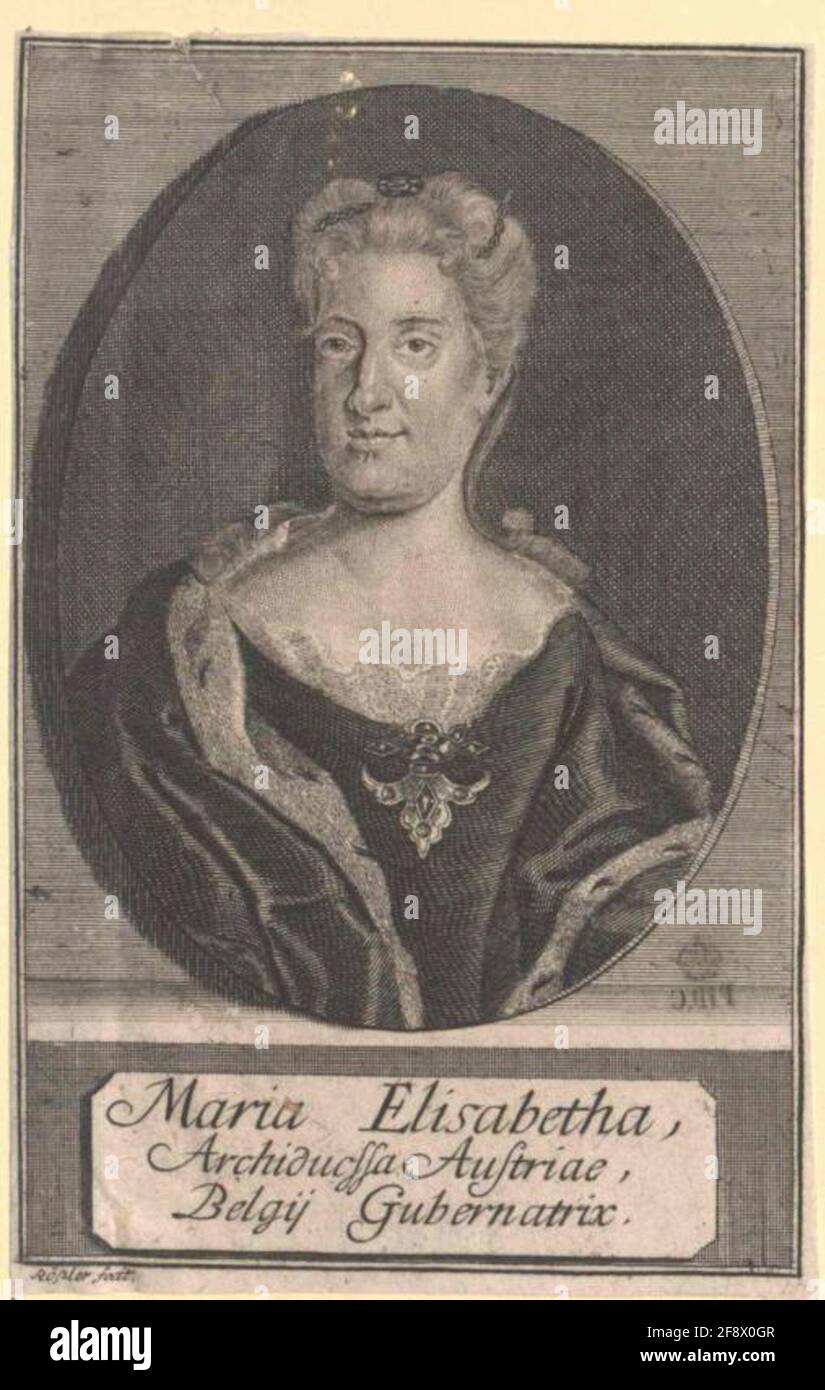 Maria Elisabeth, Archdukezogin of Austria Stock Photo - Alamy