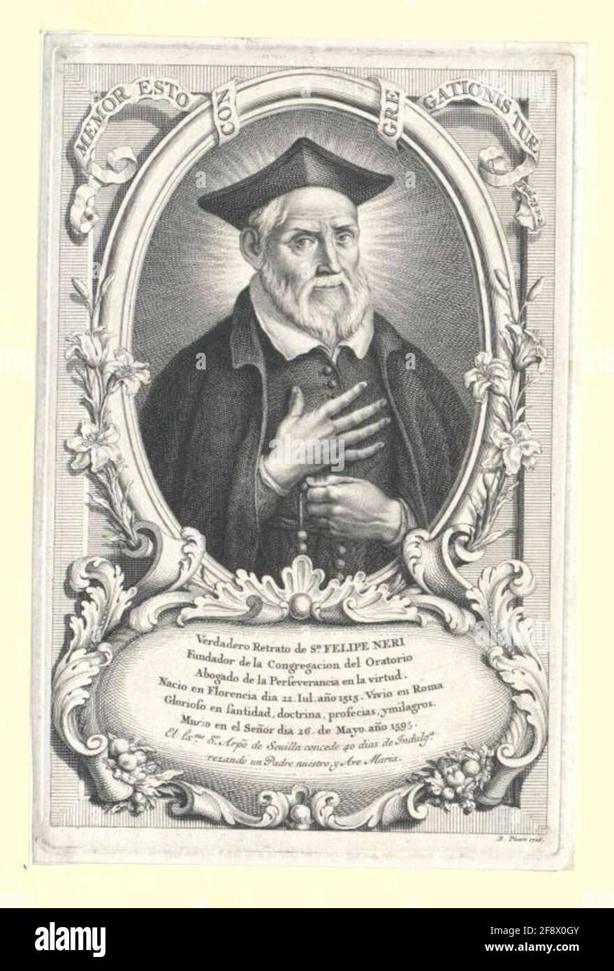 Neri, Filippo Stecher: Picart, Bernard Stock Photo - Alamy