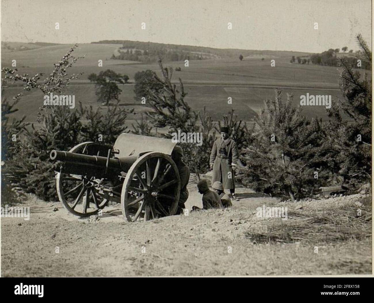 Turkish artillery positions Stock Photo - Alamy