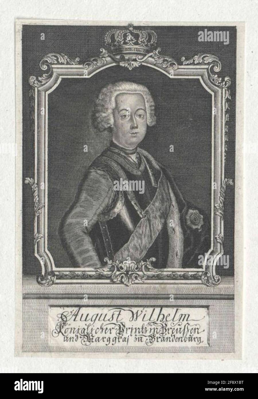 August Wilhelm, Prince of Prussia Stock Photo - Alamy