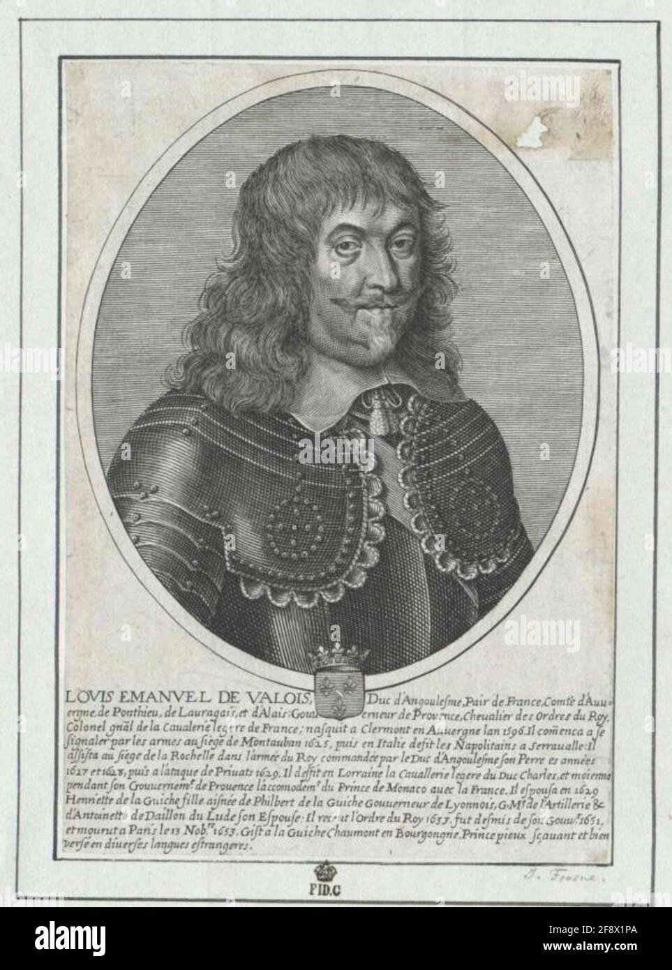 Valois, Duc d'Angoulême, Louis Emmanuel Stock Photo - Alamy
