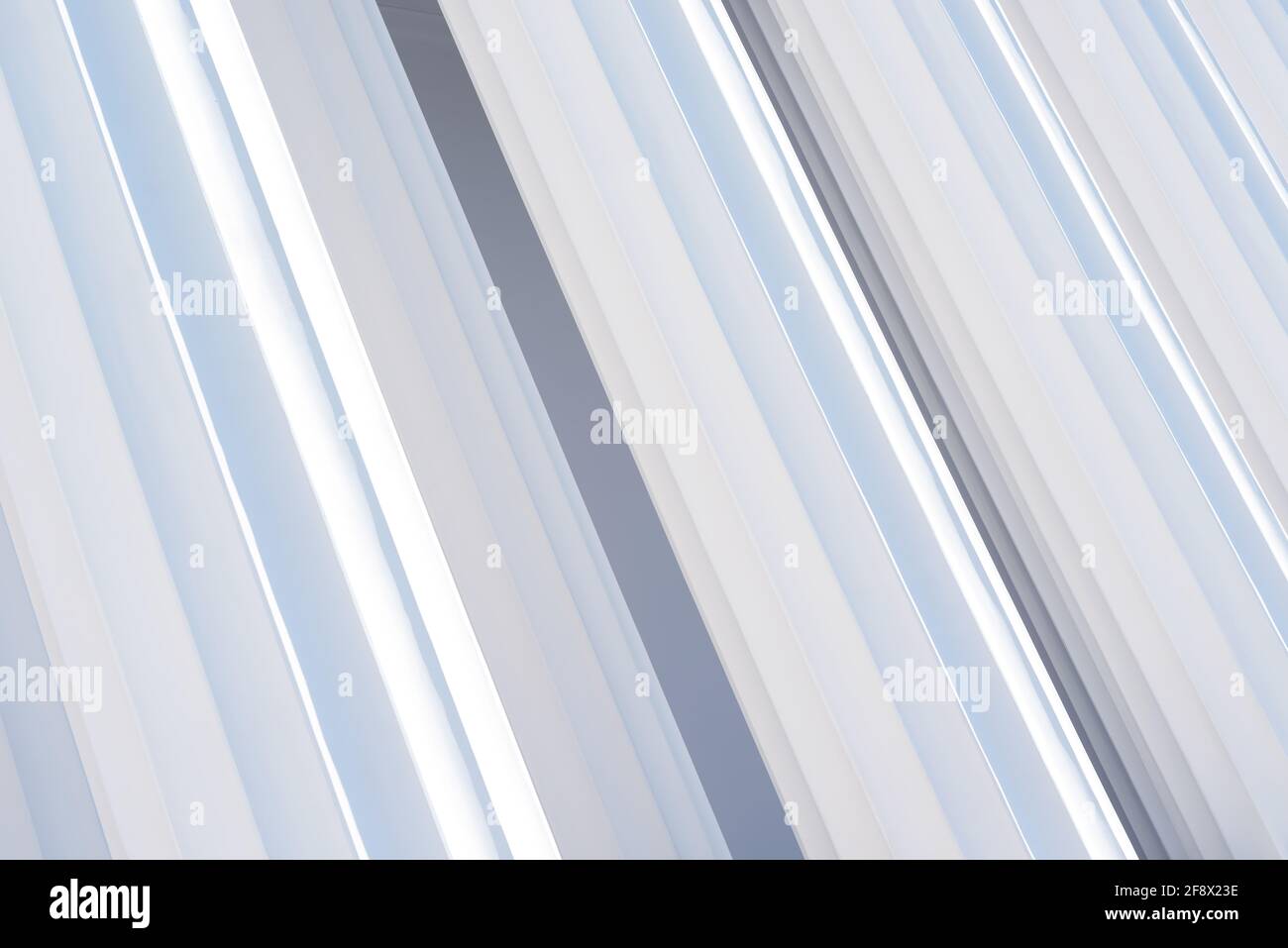 Columns background. High pillars on building facade. Building with ...