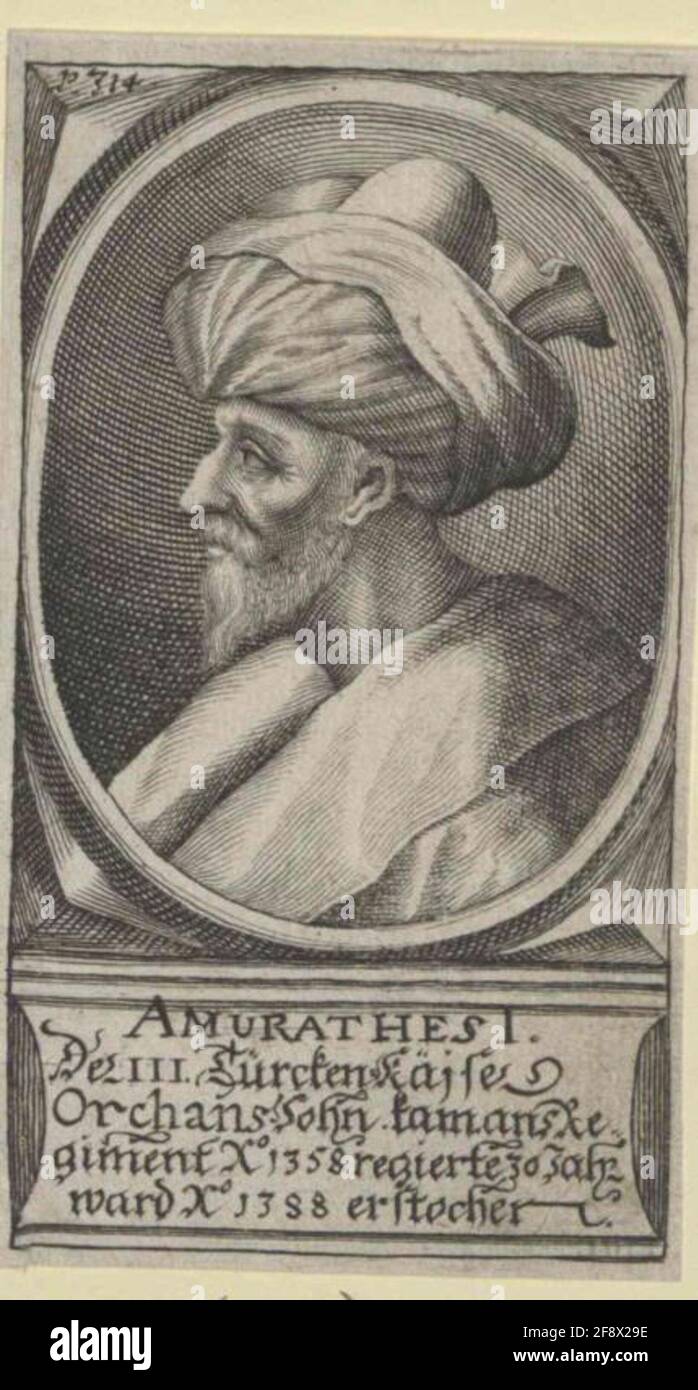 Murad I, Sultan of Turkey Stock Photo - Alamy