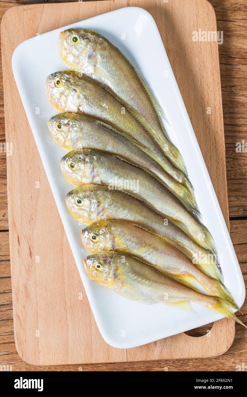 Yellow Croaker Fish Stock Photo - Alamy