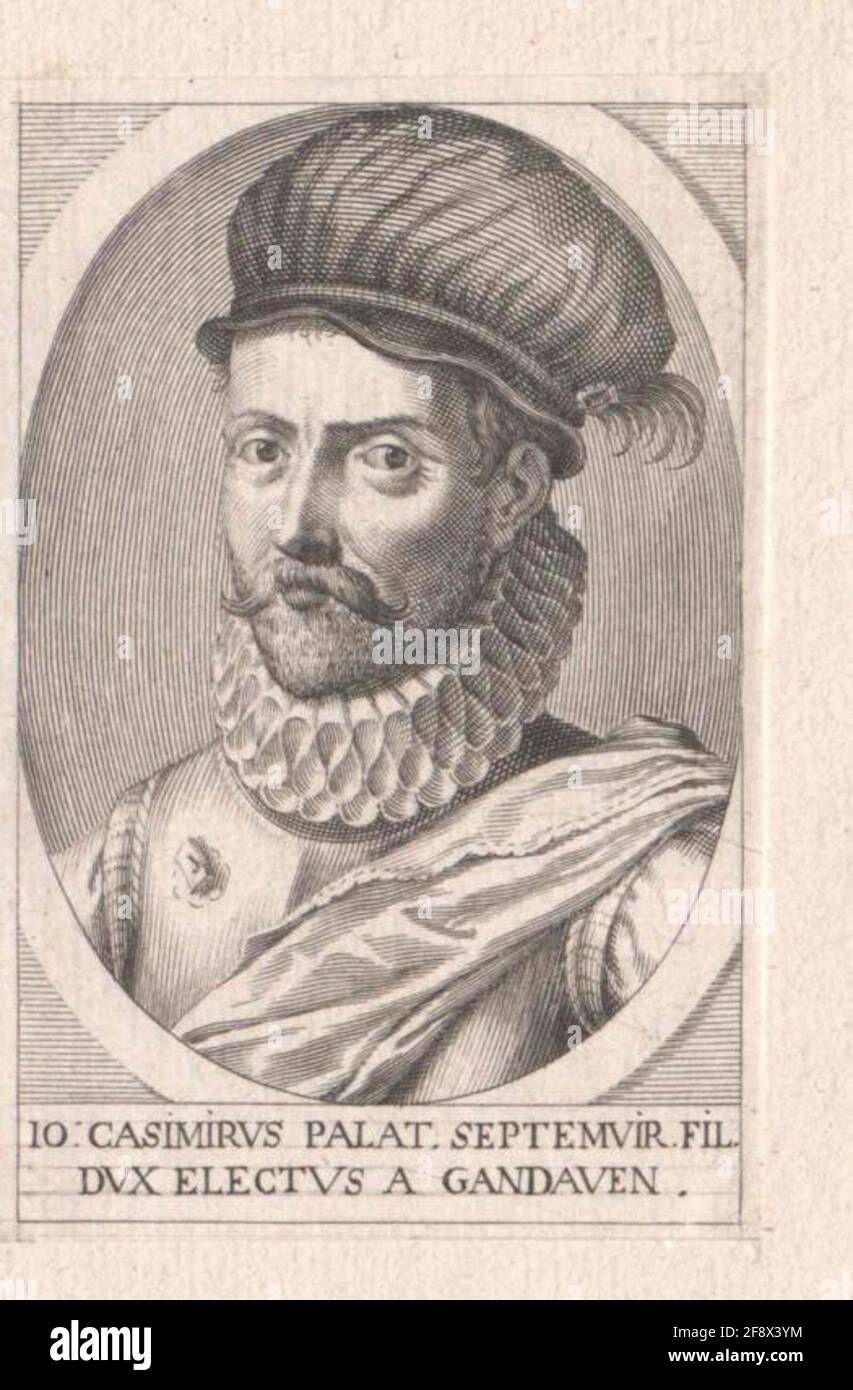 Johann Kasimir, Pfalzgraf von Simmern Stock Photo - Alamy