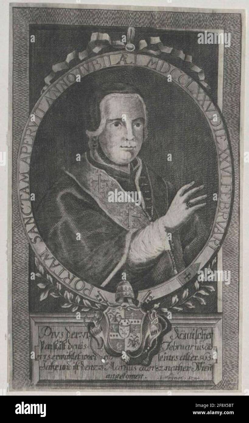 Pius VI., Pope Stock Photo - Alamy