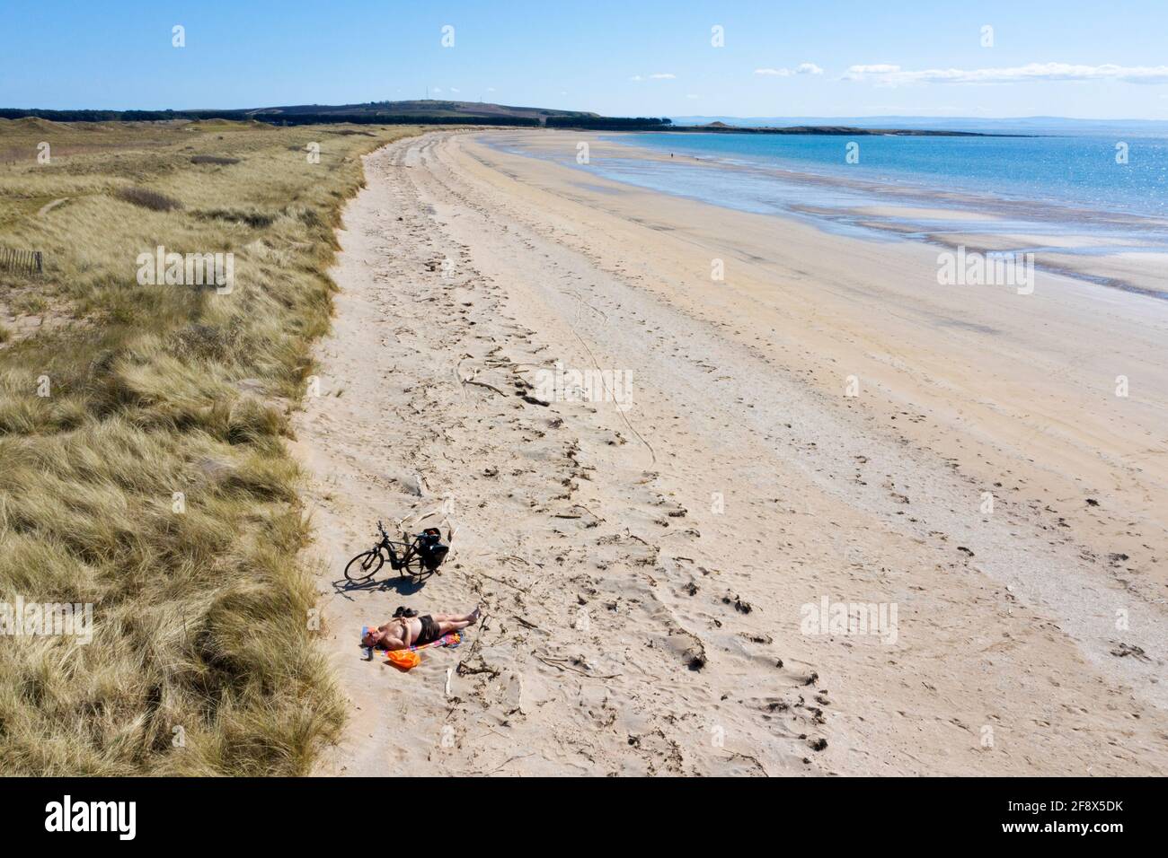 Dumbarnie links beach fife hi-res stock photography and images - Alamy