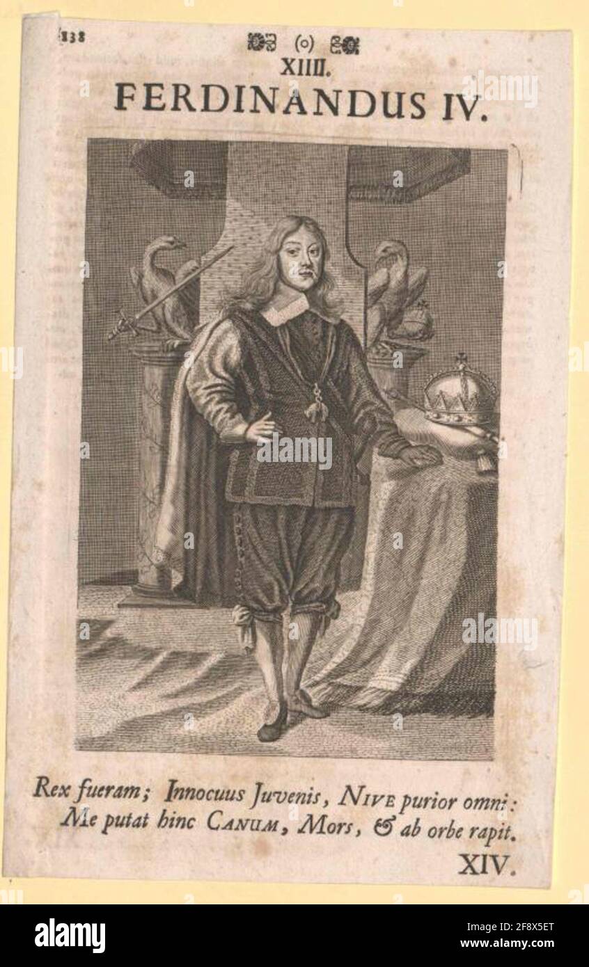 Ferdinand IV., Roman king Stock Photo - Alamy