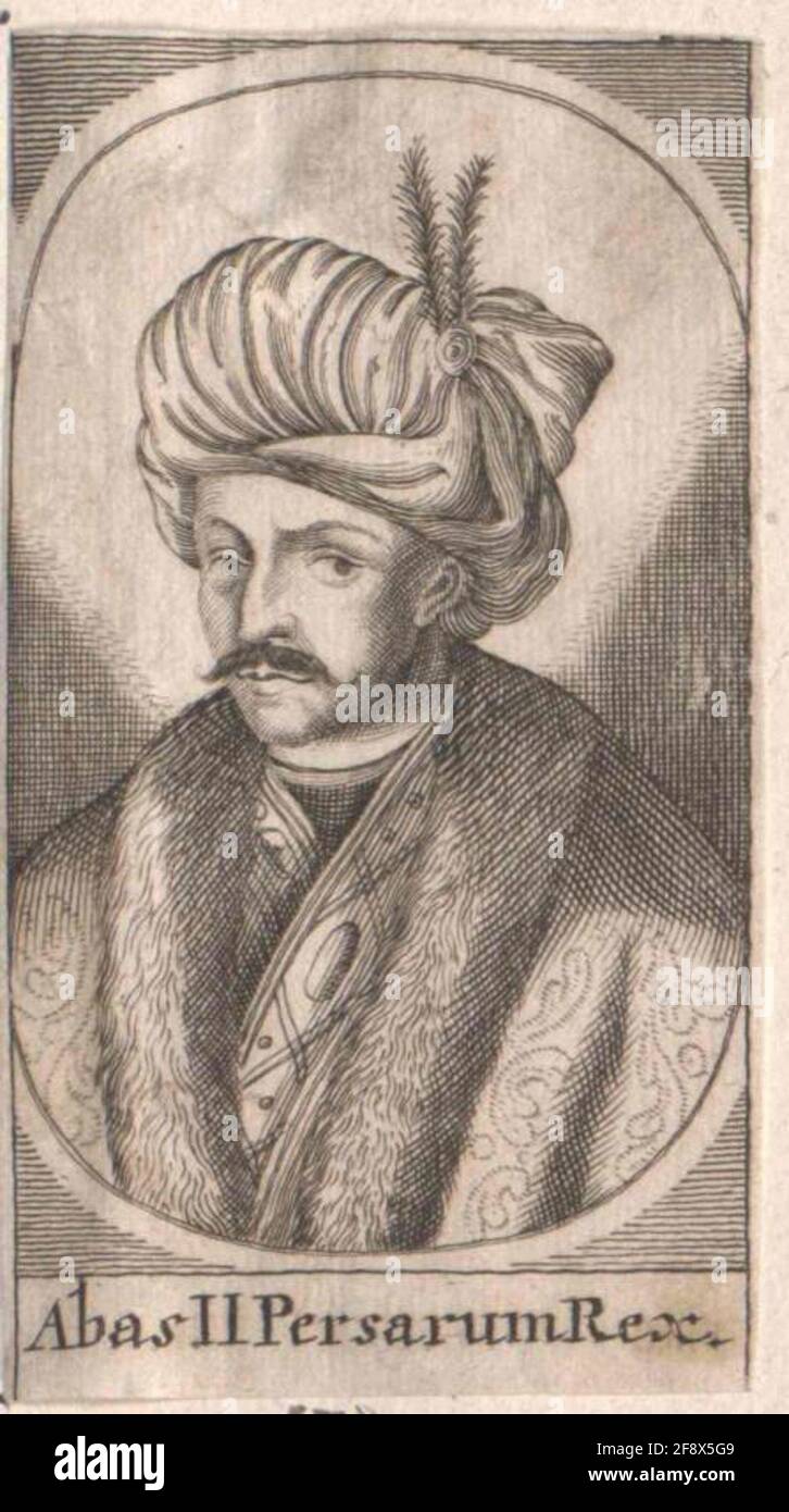 Abbas II., Shah of Persia Stock Photo - Alamy