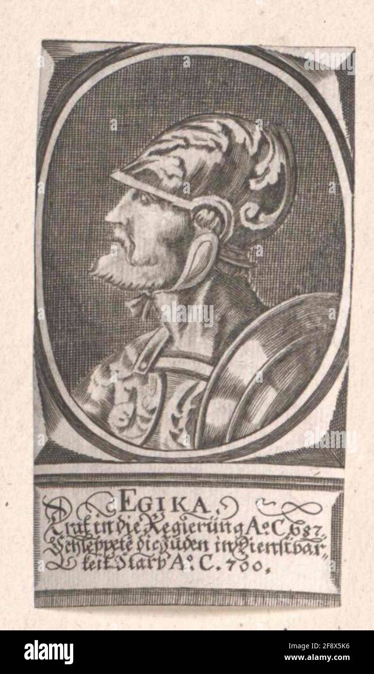 Egica, King of the Westgoten Stock Photo - Alamy