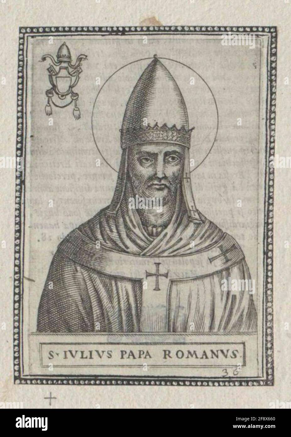 Julius I., papa Stock Photo - Alamy
