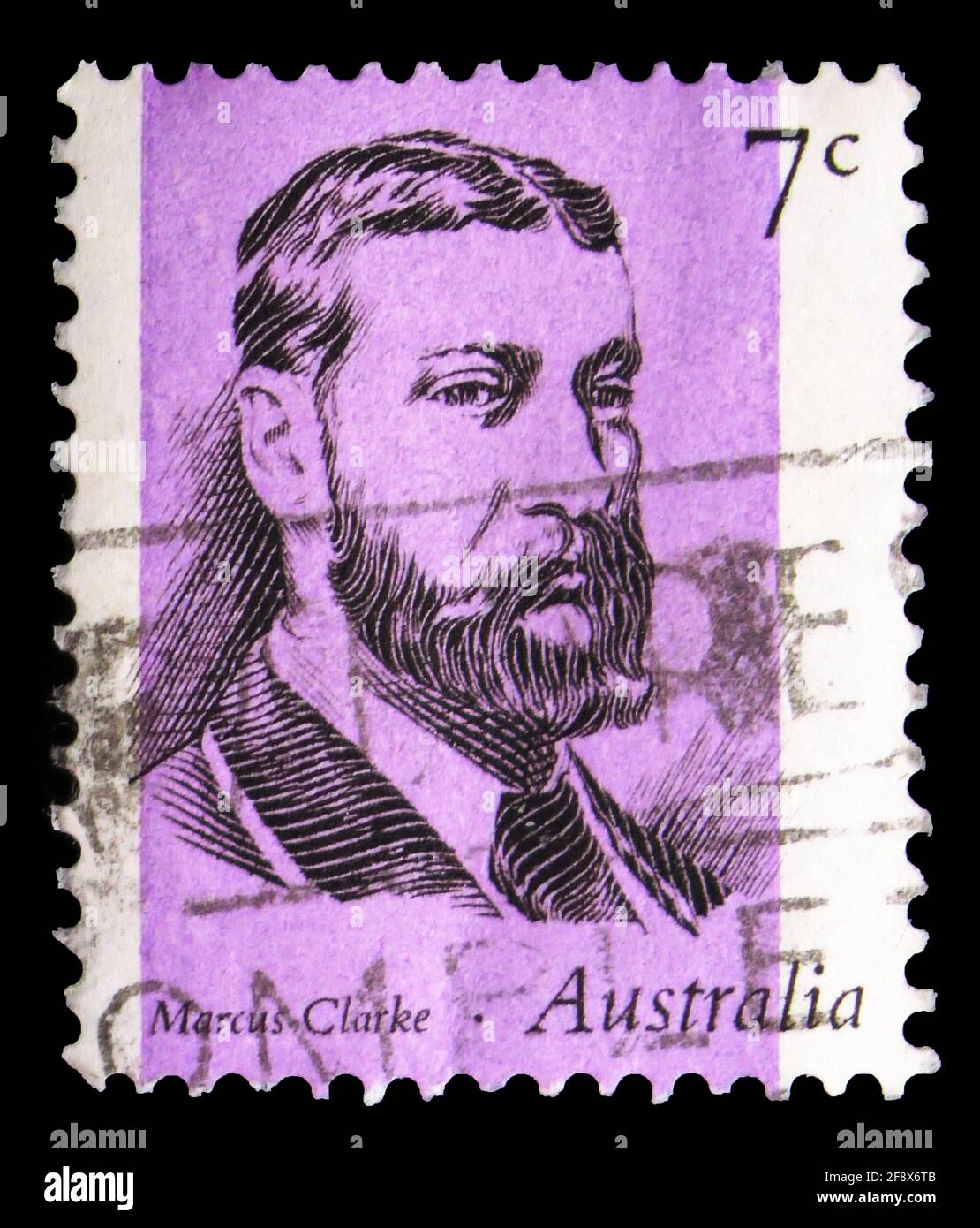 MOSCOW, RUSSIA - OCTOBER 1, 2019: Postage stamp printed in Australia ...