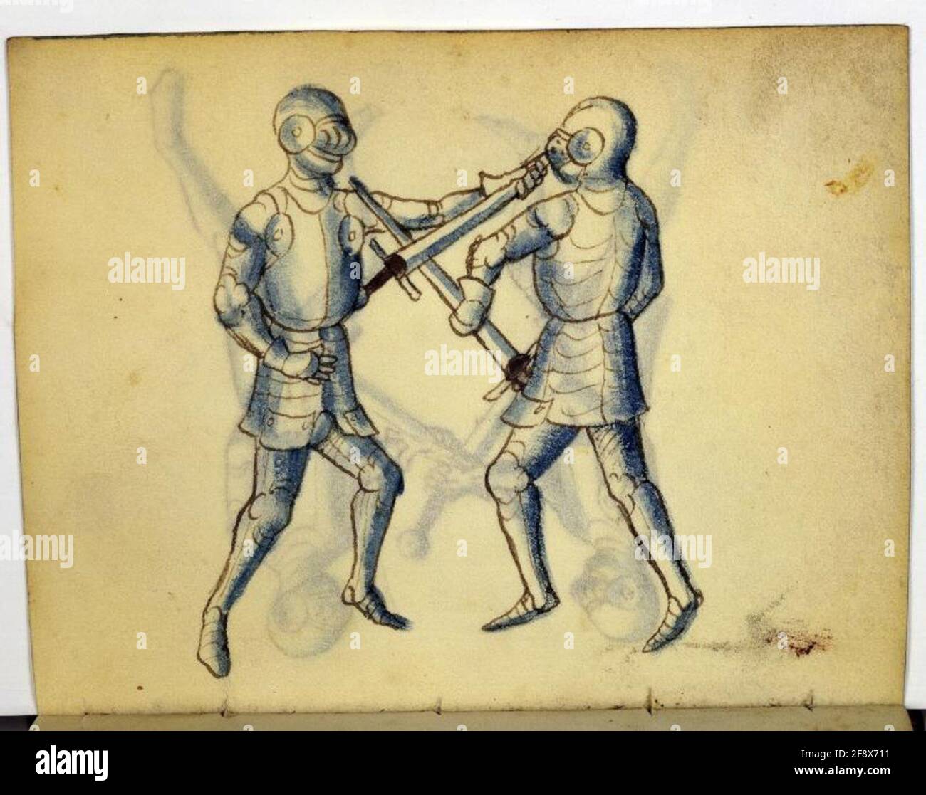 Cod. 11093, fol. 22v: Book on Swordsmanship and Wrestling Full page ...