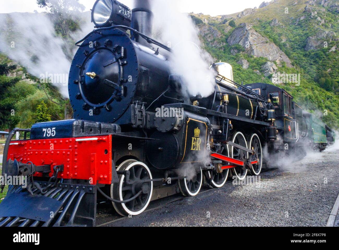 Kingston Flyer Steam Locomotive Stock Photo - Alamy