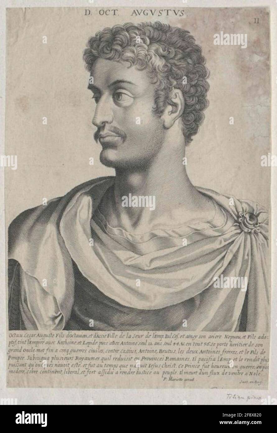 Augustus, Julius Caesar Stock Photo - Alamy