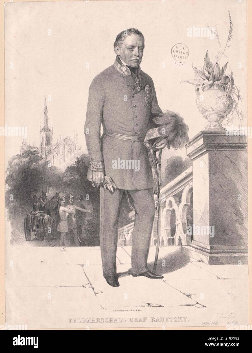 Radetzky from Radetz, Josef Graf Stock Photo - Alamy