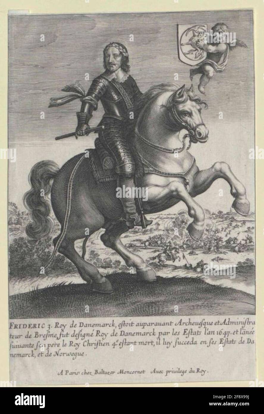 Frederick III., King of Denmark Stock Photo - Alamy