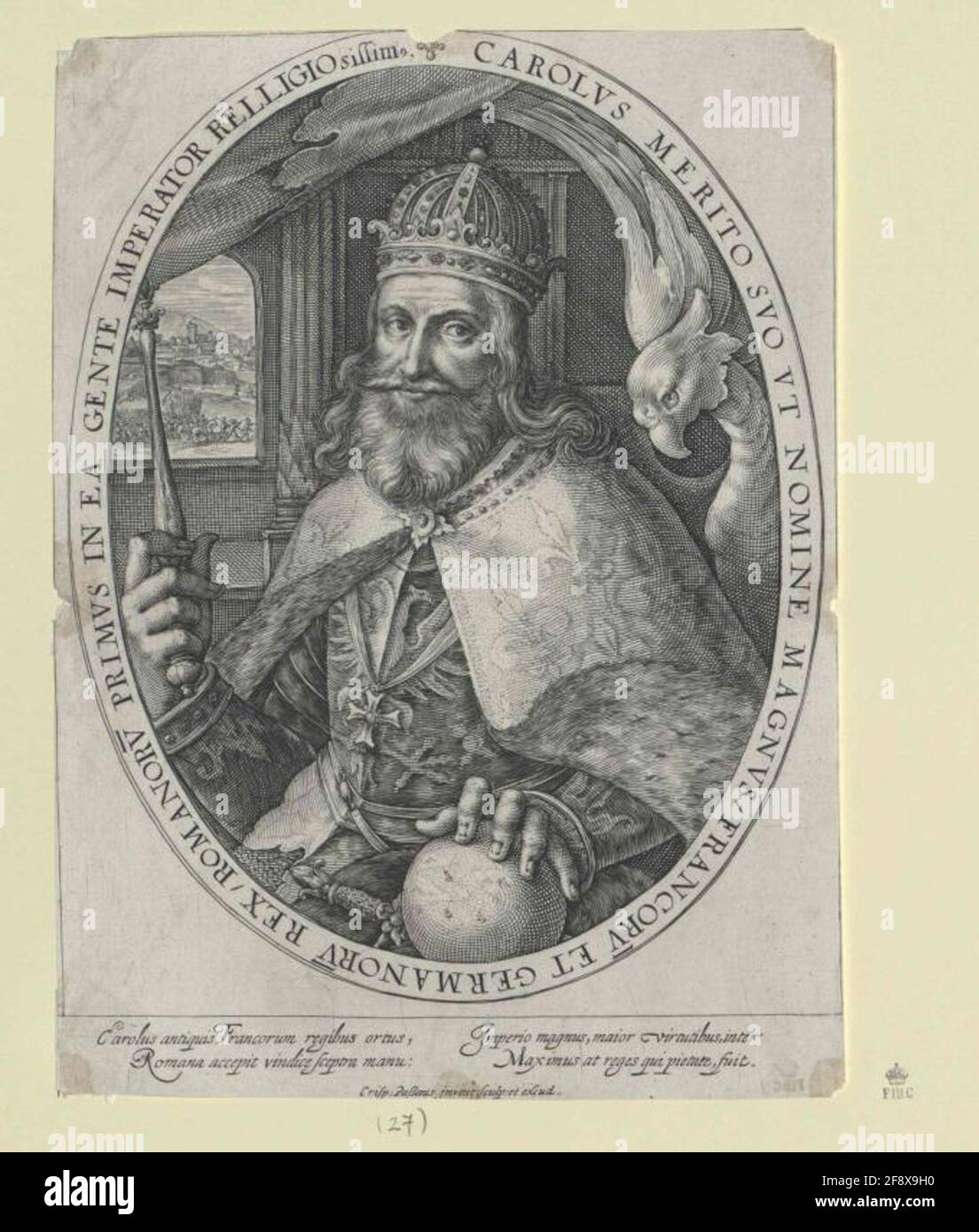 Karl I, the big, Roman emperor Stock Photo - Alamy