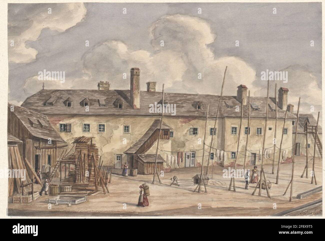 19th century yard hi-res stock photography and images - Alamy