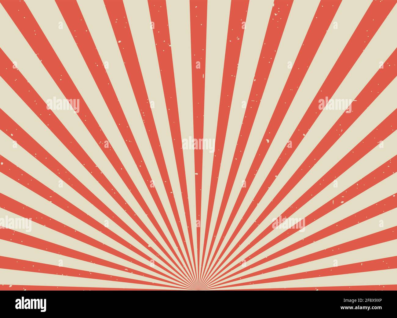Sunlight retro faded grunge background. red and beige color burst ...