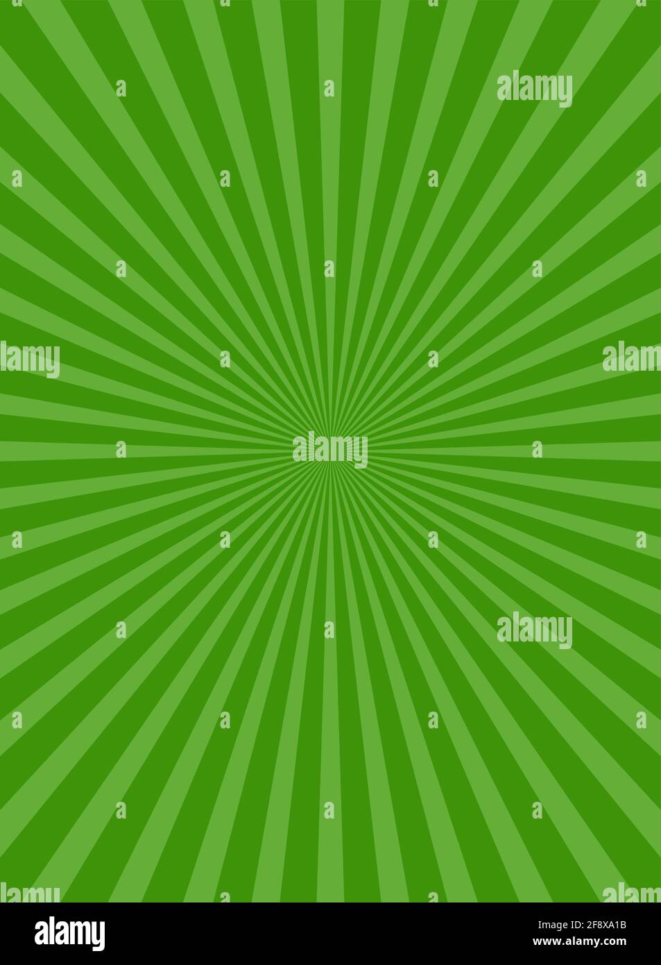 Sunlight wide background. Green color burst background. Vector ...