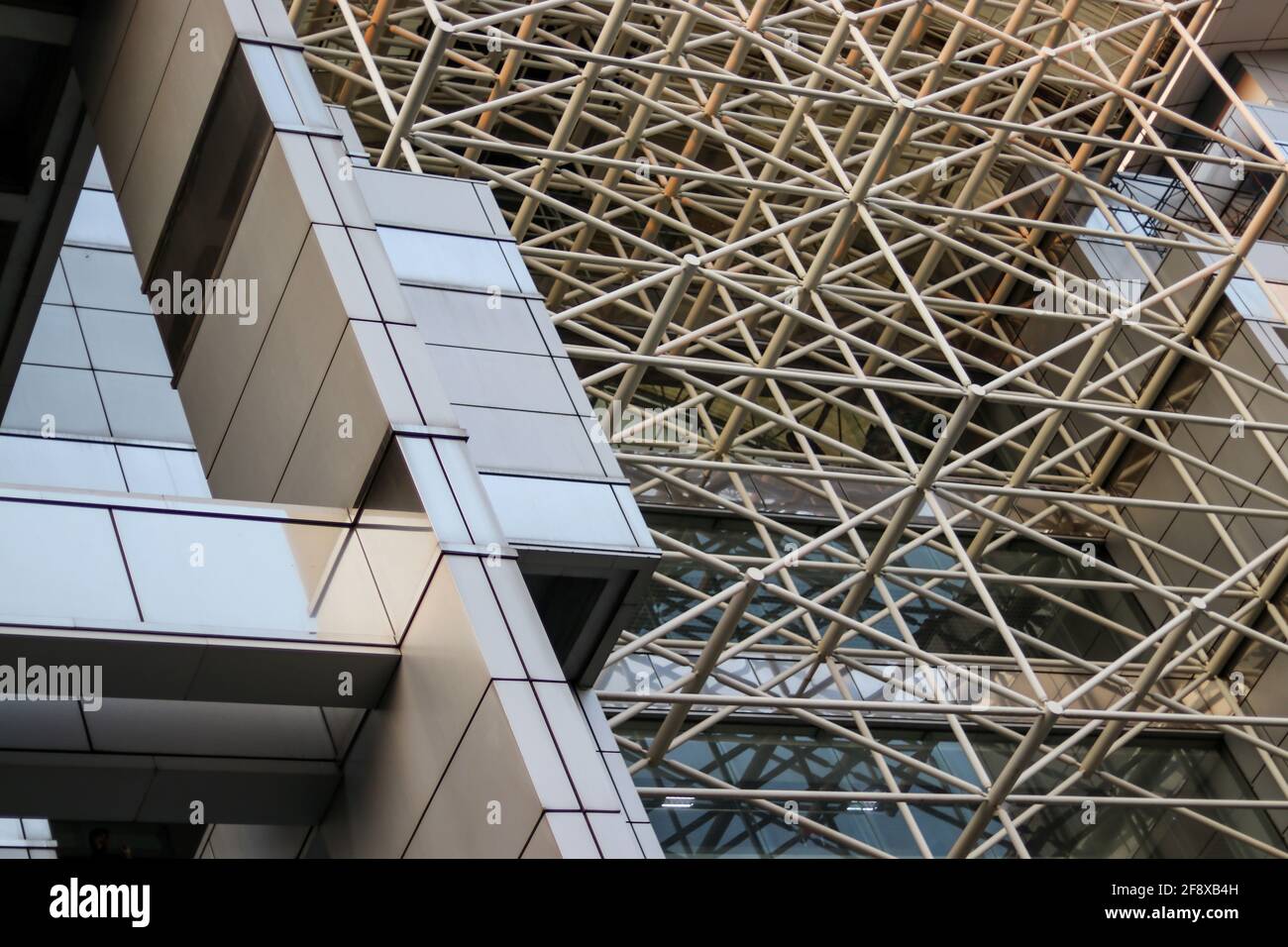 A building front complex architectural design that is done to enhance ...