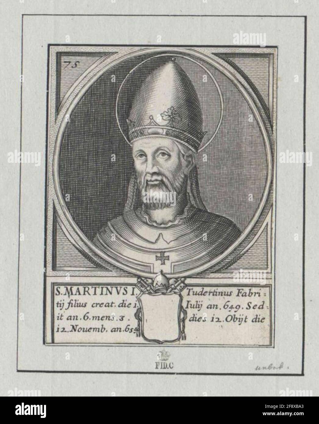 Pope martin i hi-res stock photography and images - Alamy