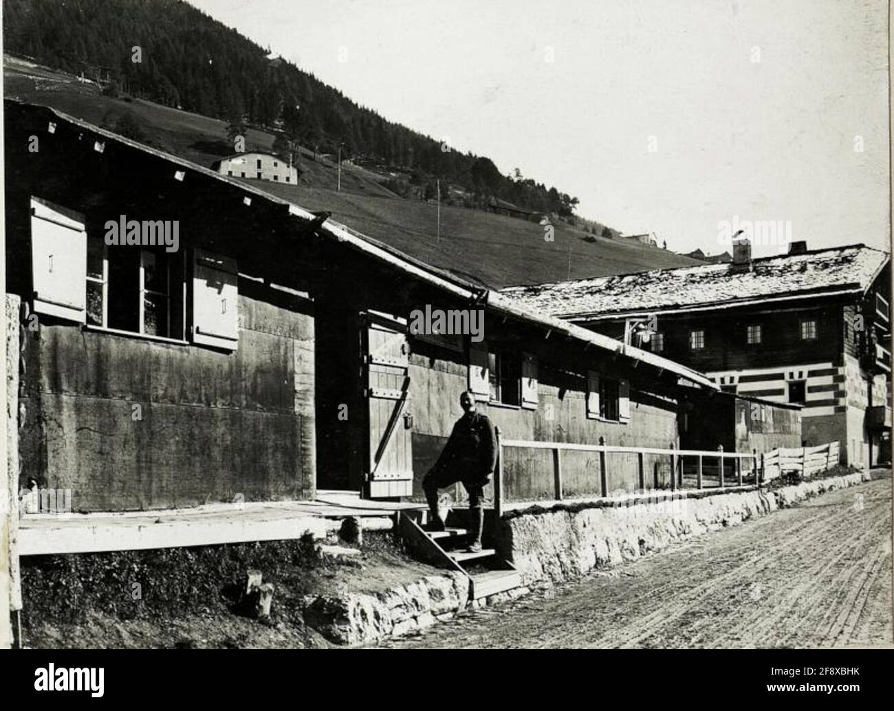 Soldier's home, Karnish comb Stock Photo - Alamy