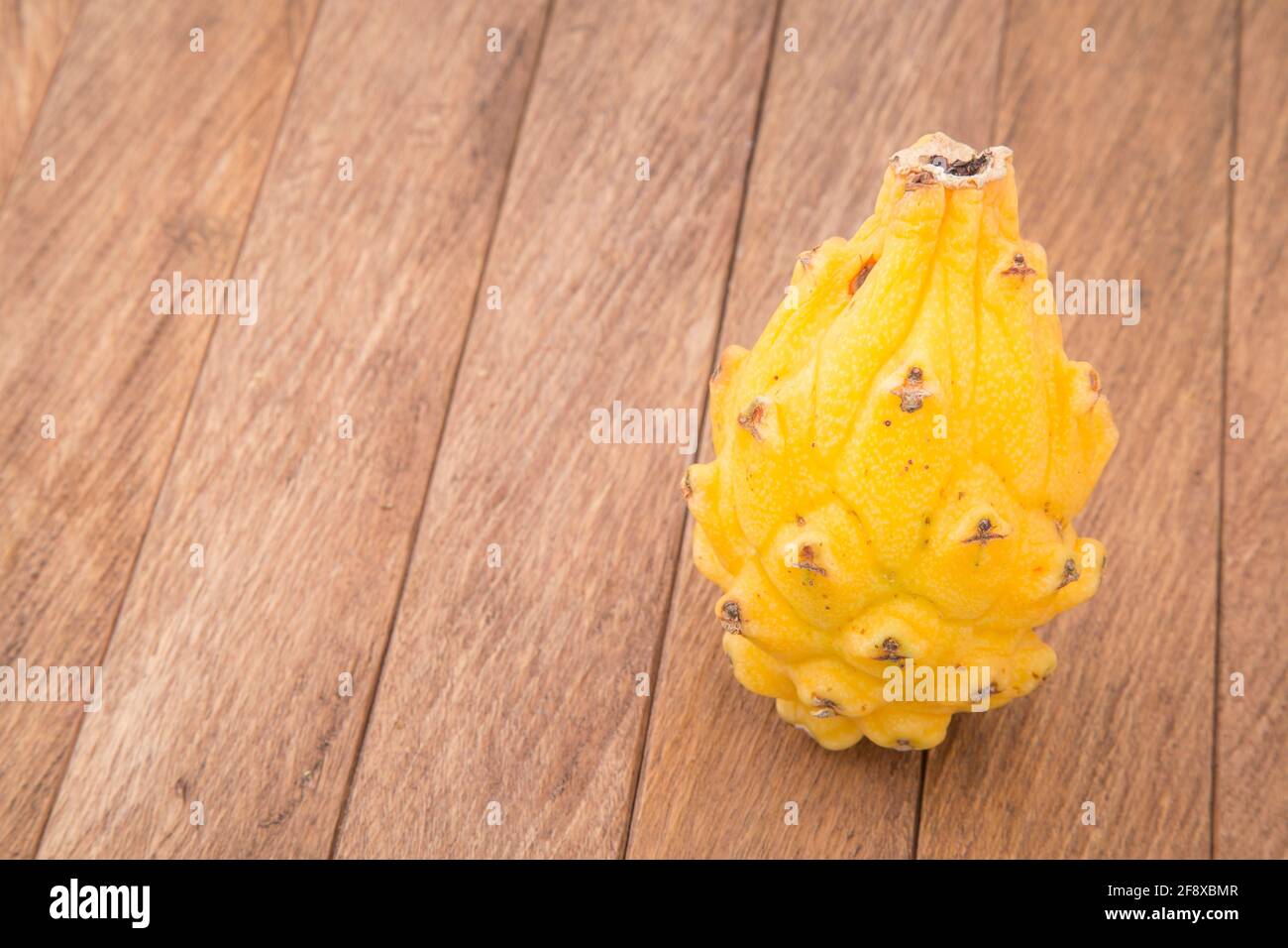 Yellow pitahaya or dragon fruit - Selenicereus megalanthus Stock Photo ...