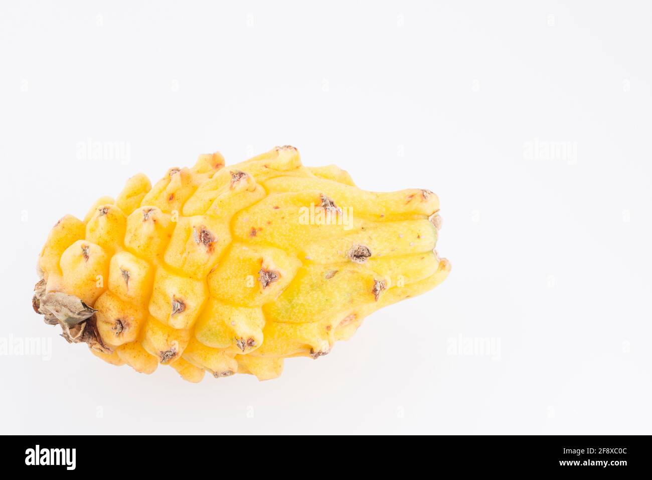 Yellow pitahaya or dragon fruit - Selenicereus megalanthus Stock Photo ...