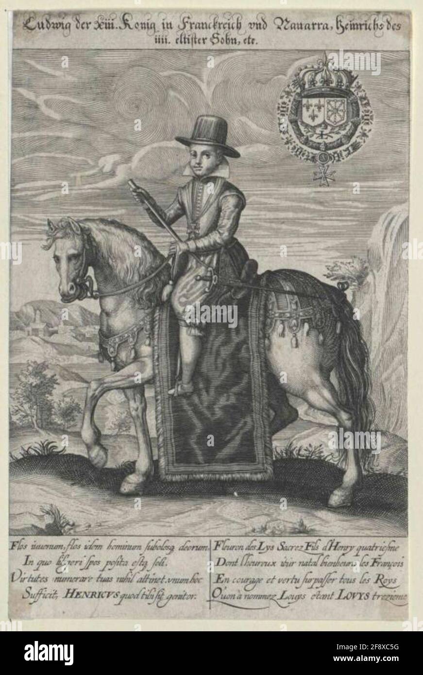 Ludwig XIII., King of France Stock Photo - Alamy