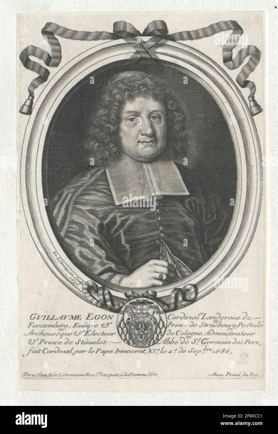 Fürstenberg, Egon Wilhelm Graf Stecher: Limestin, Nicolas DE (3 Stock ...