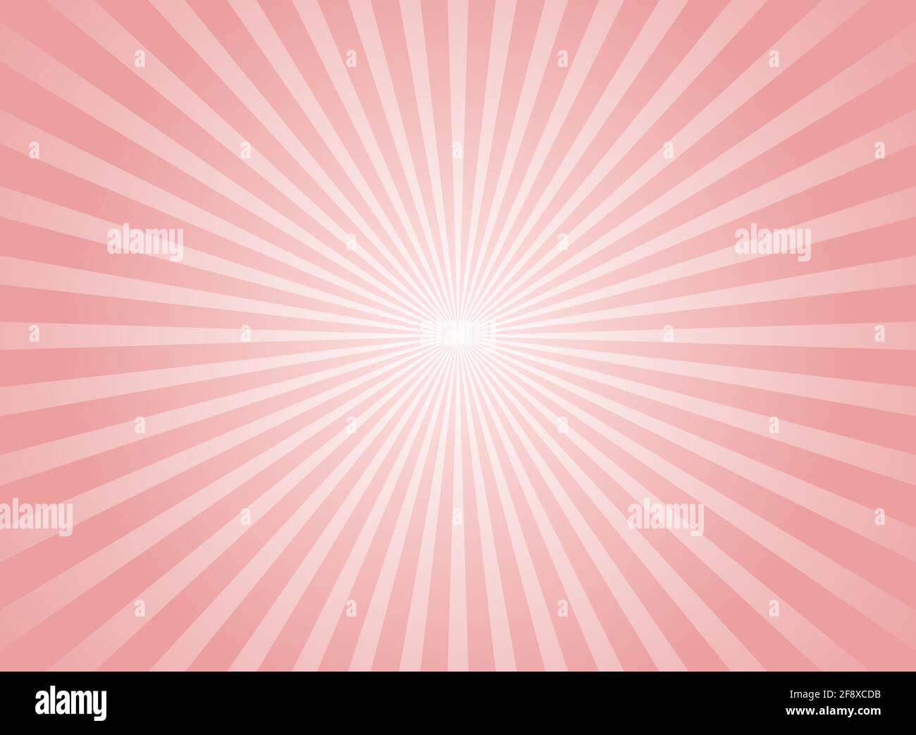 Sunlight horizontal background. Pink color burst background. Vector ...