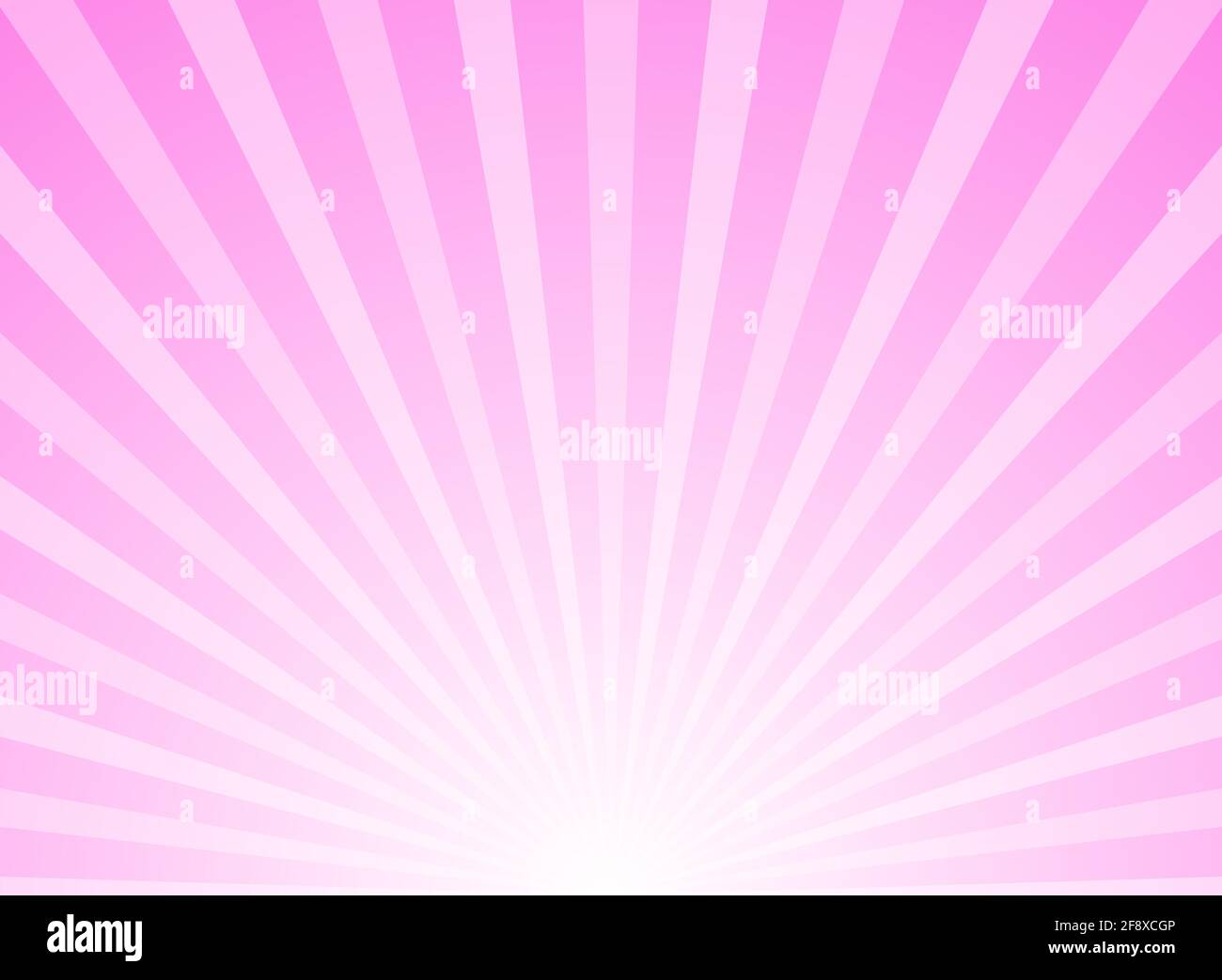 Sunlight horizontal background. Pink color burst background. Vector ...