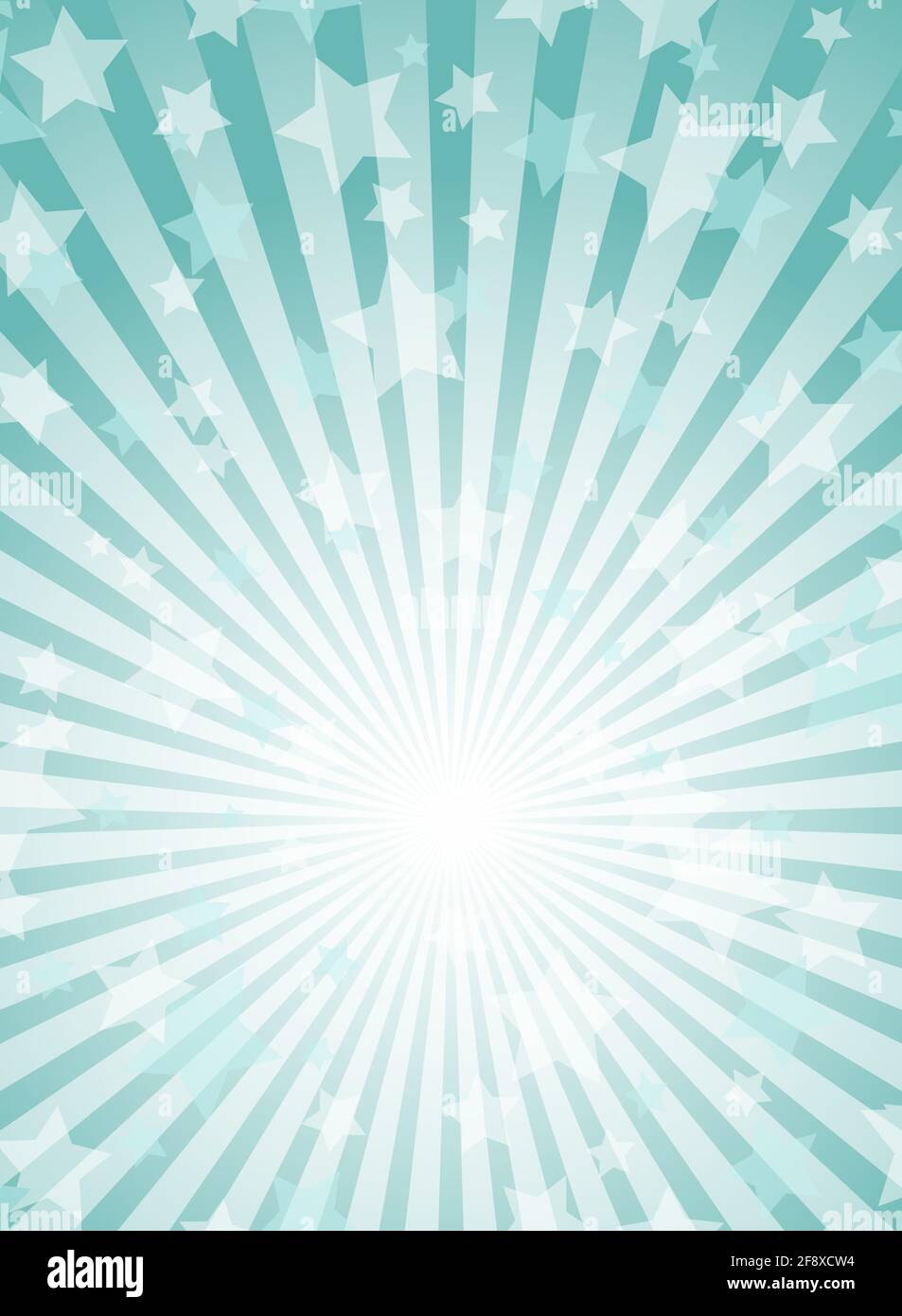 Sunlight vertical background. Powder blue color burst background with ...