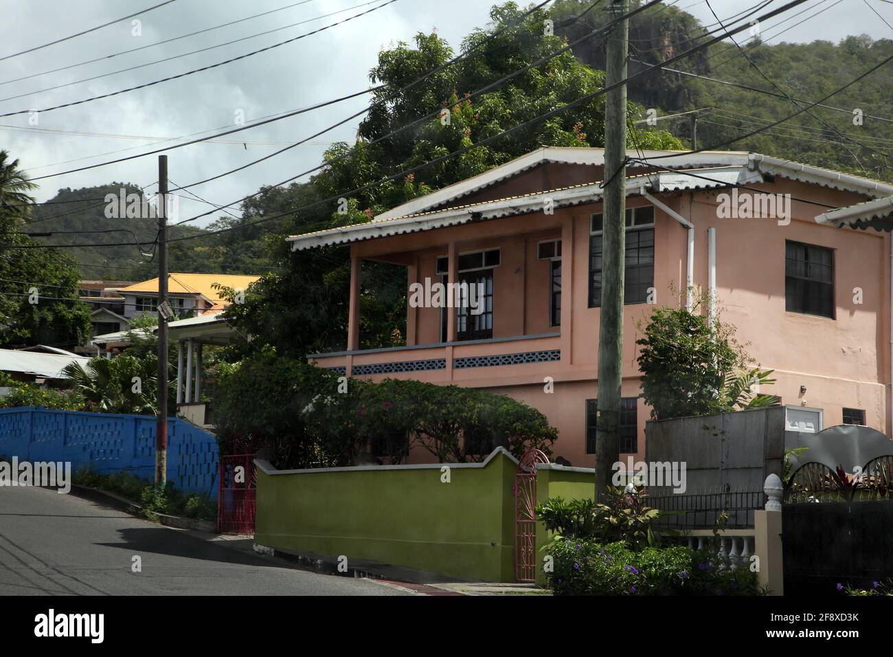 Mount Moritz Grenada Housing Stock Photo - Alamy