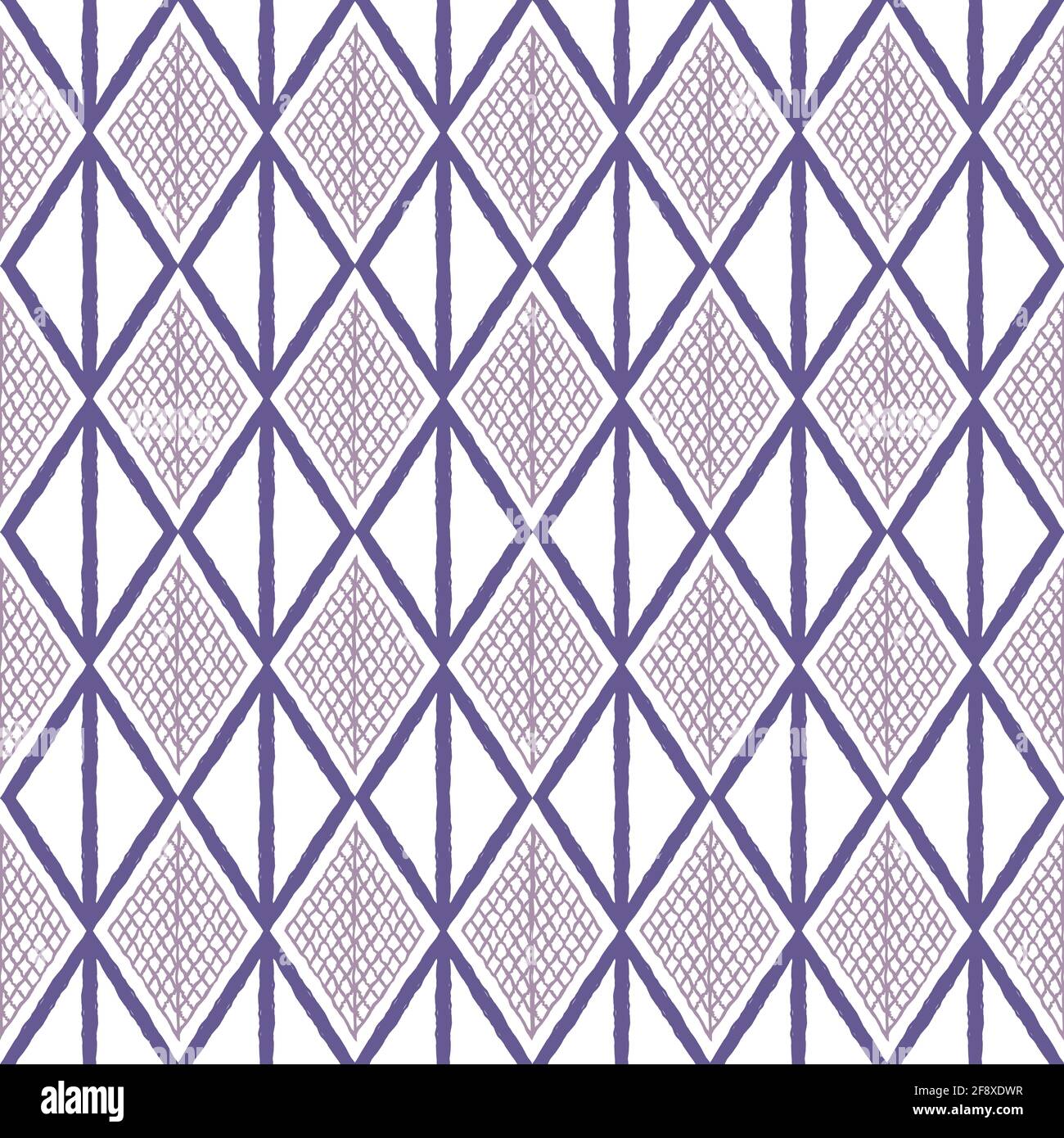 Seamless pattern with geometric elements in tribal style. Prehistoric ...