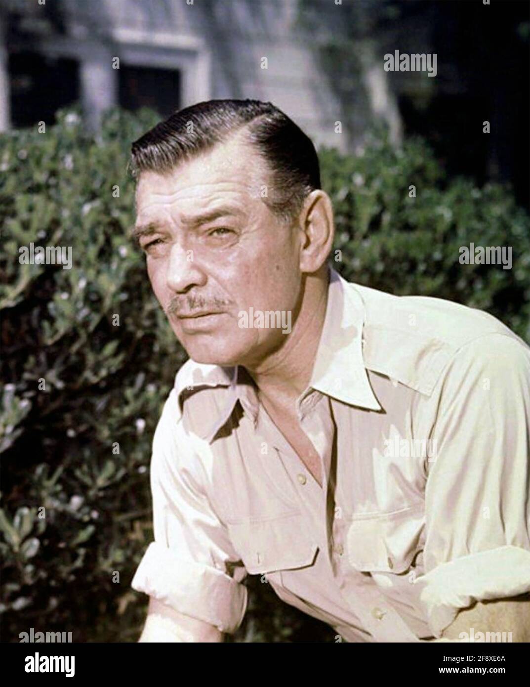 CLARK GABLE (1901-1960) American film actor in about 1958 Stock Photo ...