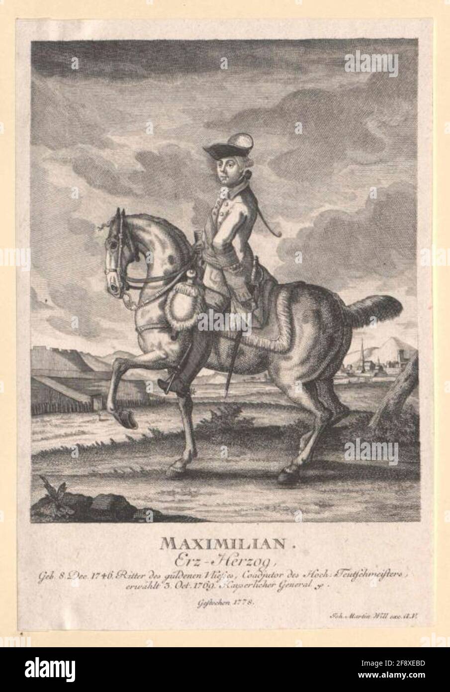 Maximilian Franz, Archduke of Austria Stock Photo - Alamy