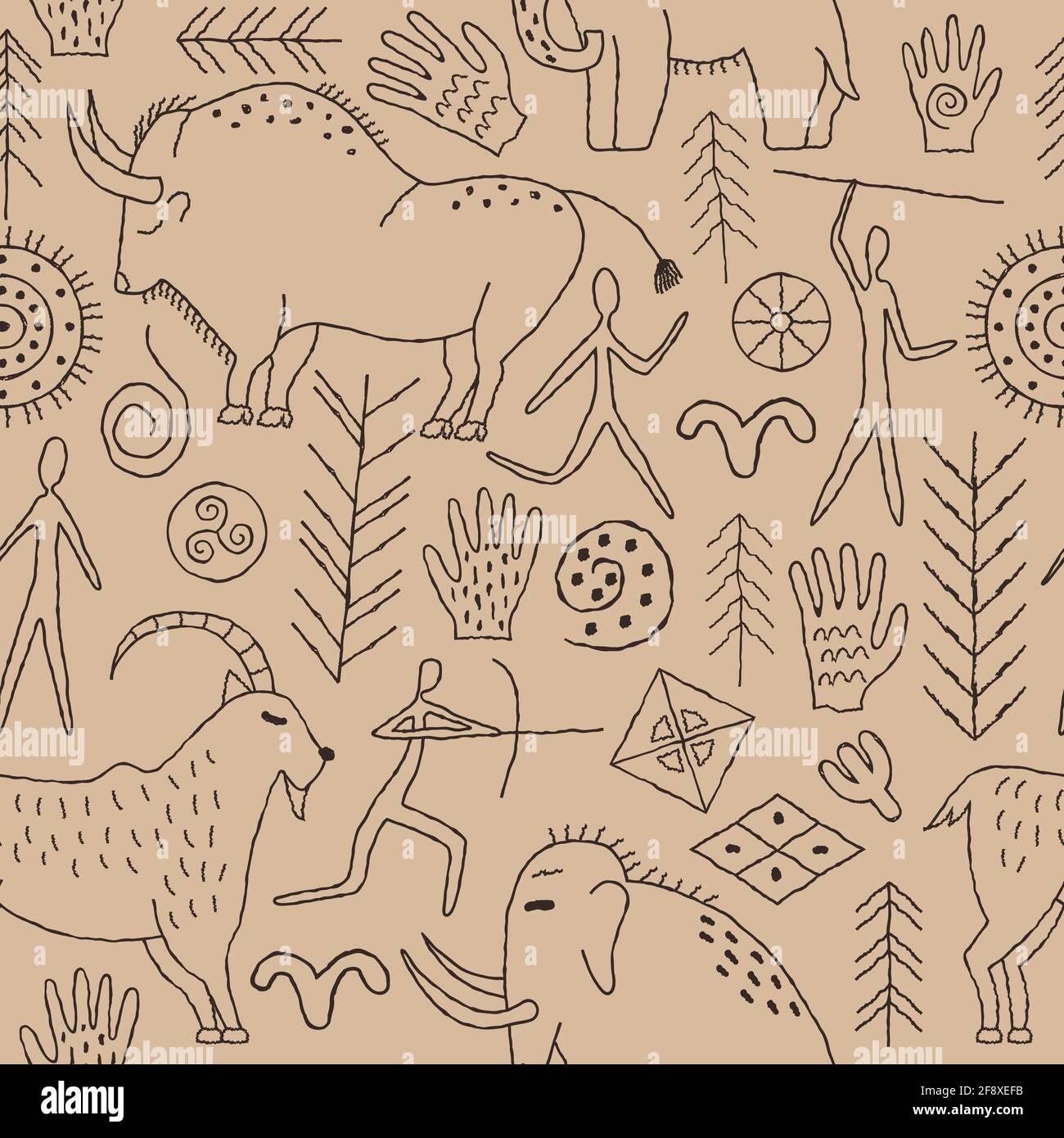 Paleolithic heritage Stock Vector Images - Alamy