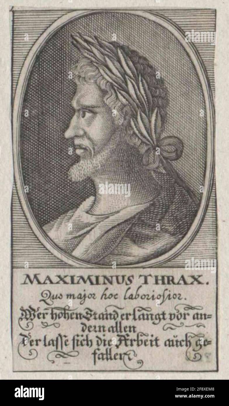 Maximinus thrax, Roman emperor Stock Photo - Alamy