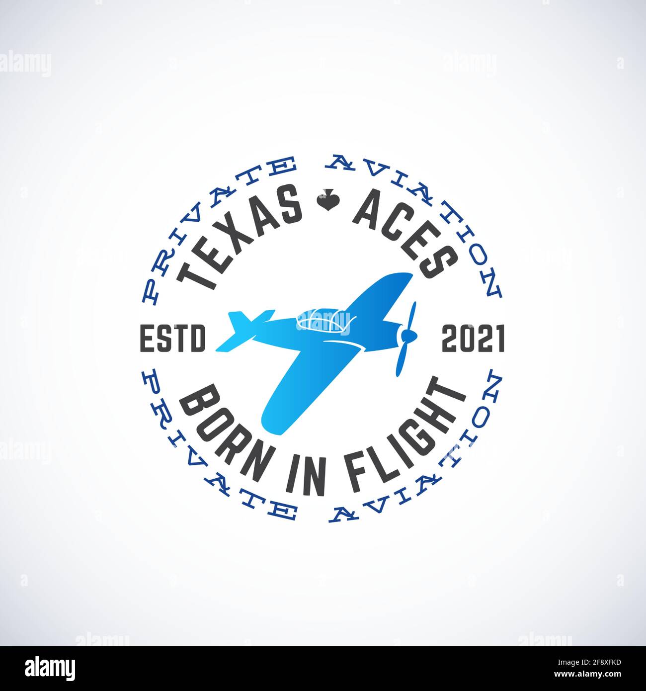 Airplane Vector Retro Label, Sign or Logo Template. Vintage Plane ...