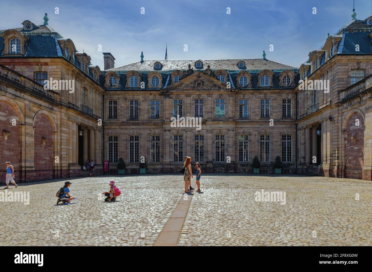 Strasbourg facade palais rohan alsace hi-res stock photography and ...