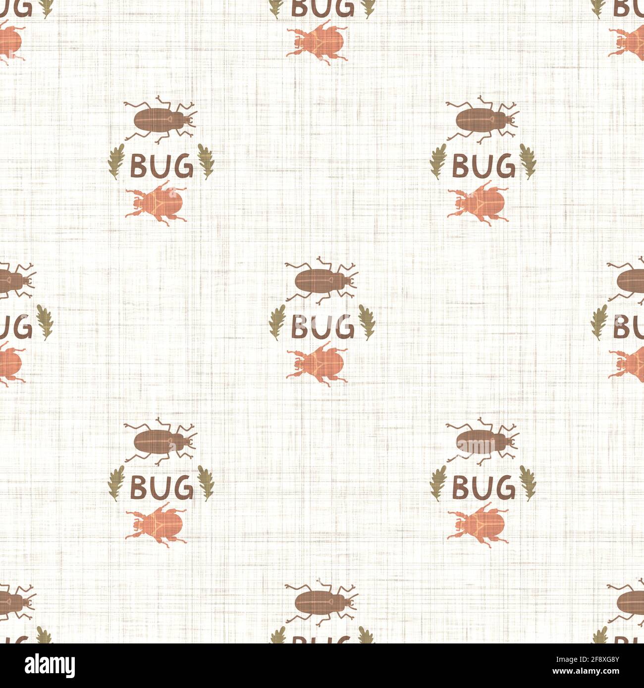 Seamless background bug insect gender neutral pattern. Whimsical ...