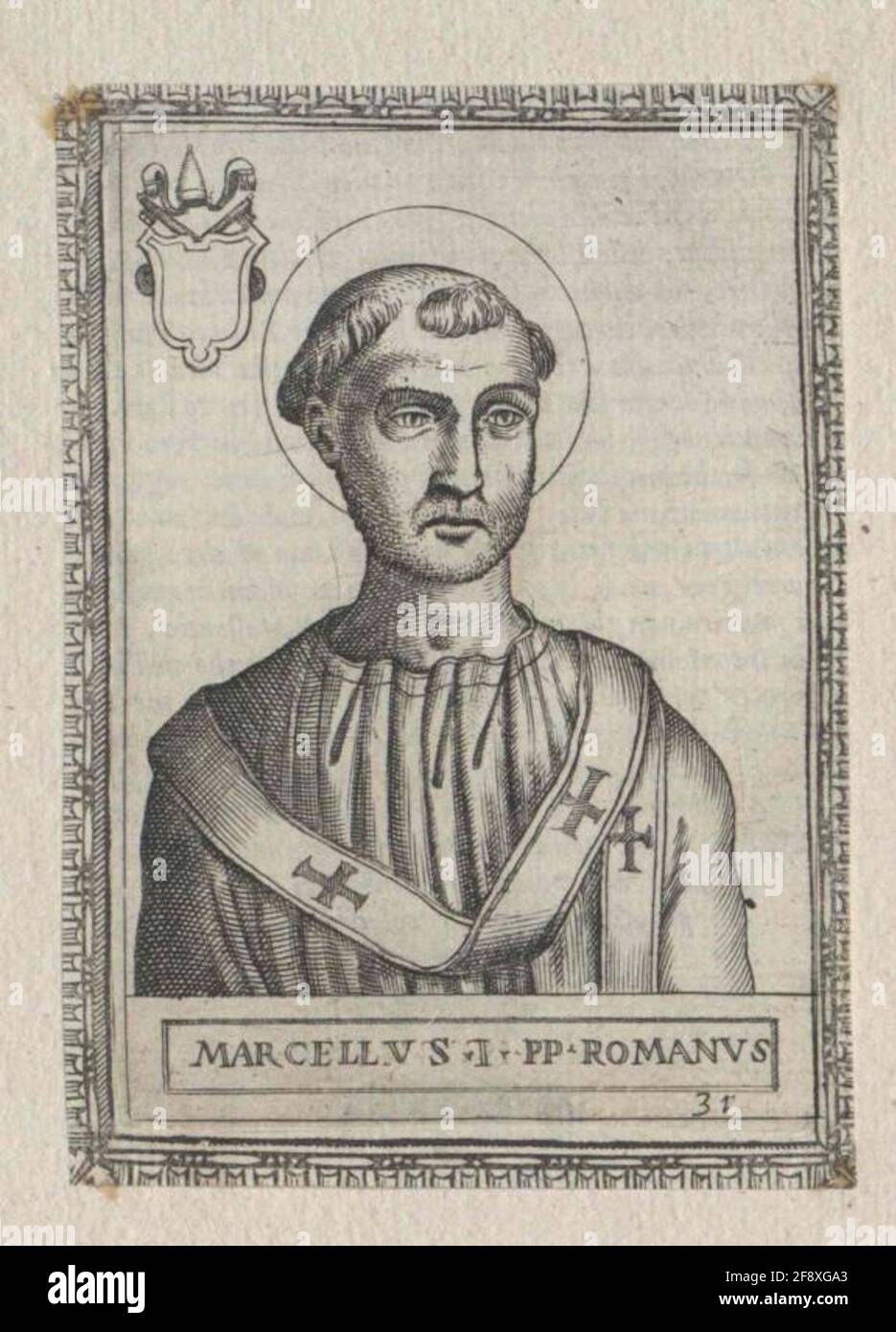 Marcellus I., papa Stock Photo - Alamy