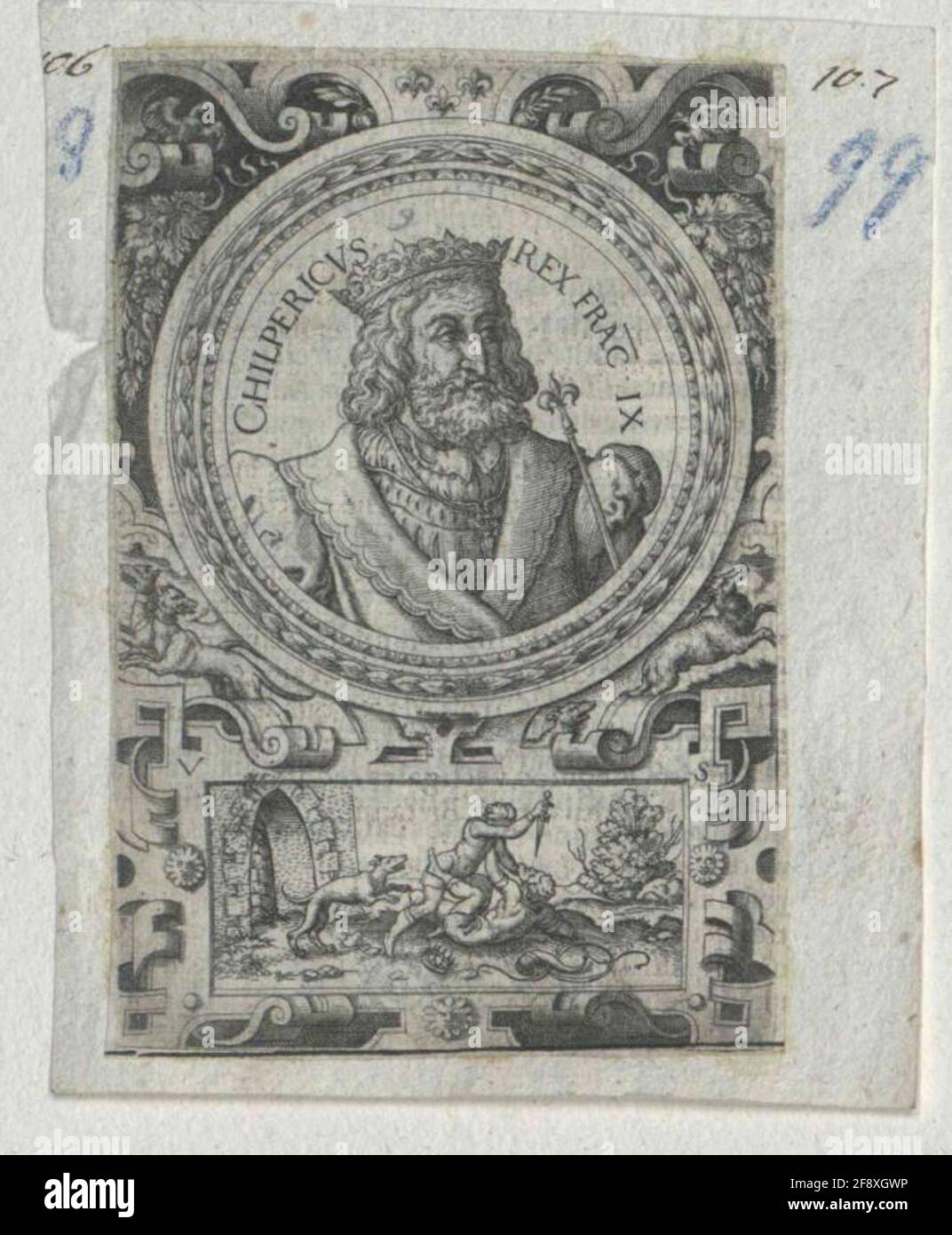 Chilperich I., King of the Franconia Stecher: Solis, Virgilius (the ...