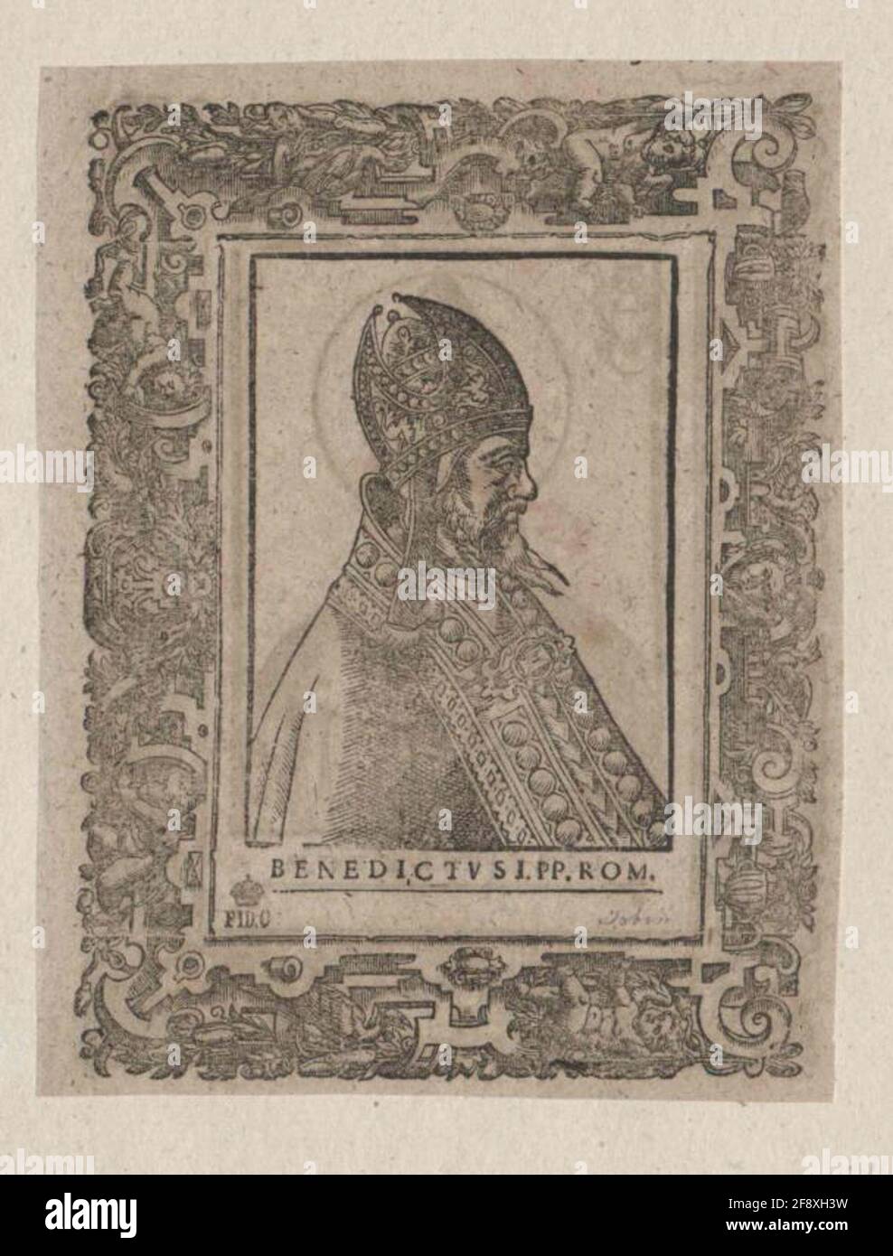 Benedict I., Pope Stock Photo - Alamy