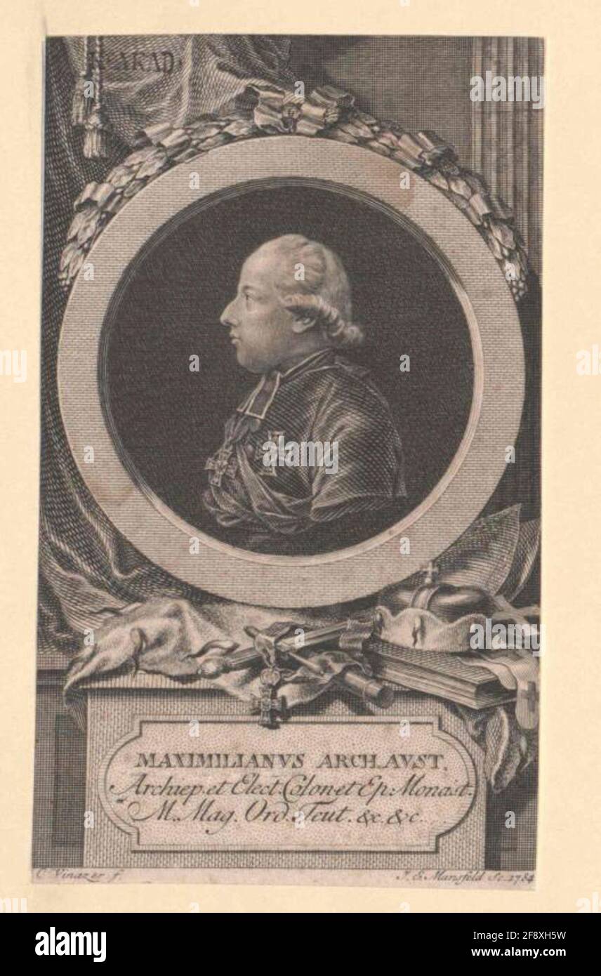 Maximilian Franz, Archduke of Austria Stock Photo - Alamy