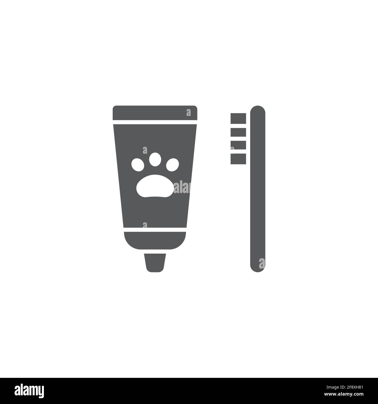 Dog teeth cleaning Stock Vector Images - Alamy